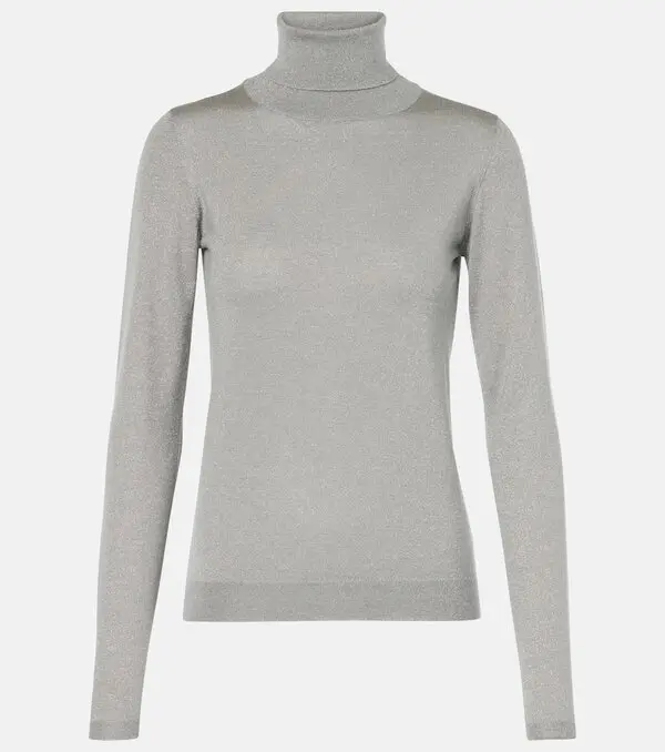 Brunello Cucinelli Cashmere And Silk-blend Turtleneck Sweater