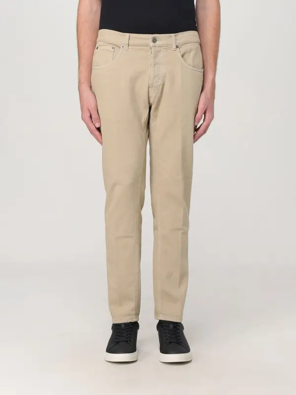 DONDUP Straight Leg Jeans - Beige