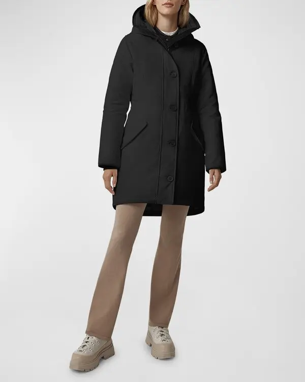Canada Goose Rossclair Label Parka - Black