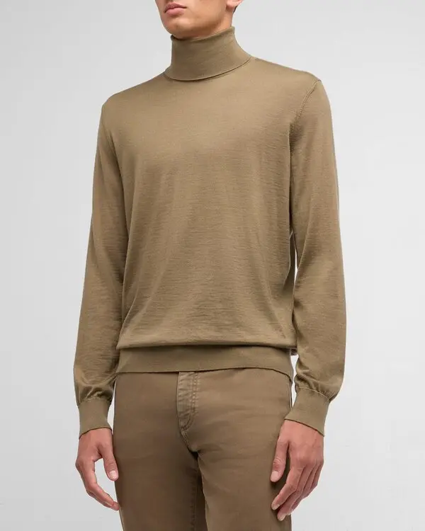 Zegna Cashseta Turtleneck Pullover Sweater