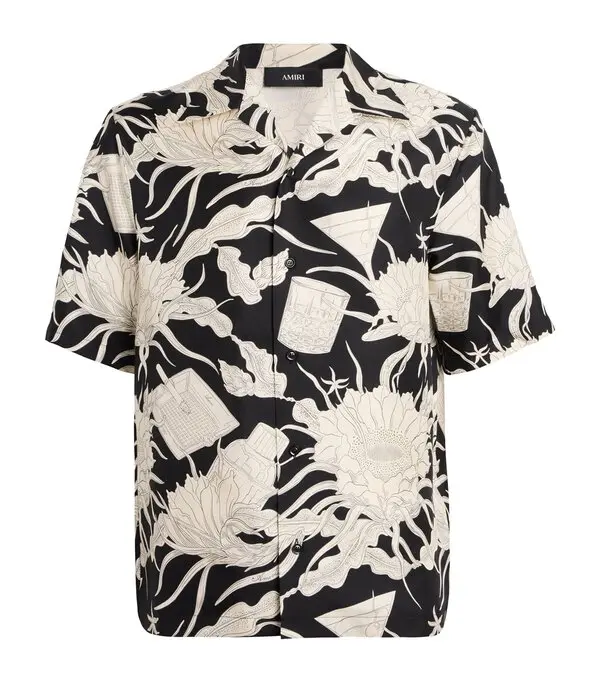 Amiri Silk Bowling Shirt