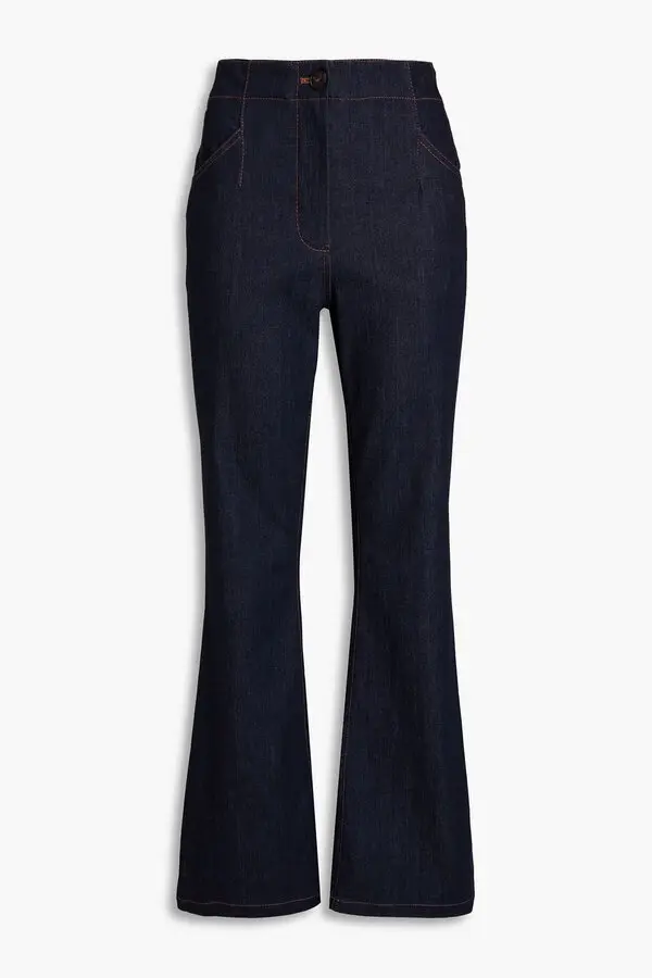 Diane Von Furstenberg Flared High-rise Jeans