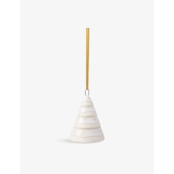 VILLEROY & BOCH Winter Glow Porcelain Tree Ornament 7.5cm