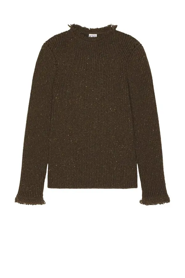 Burberry Fringe Trim Crewneck