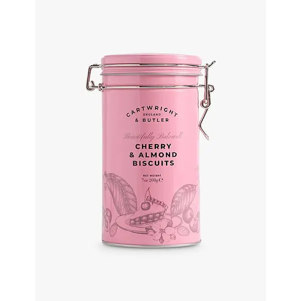 CARTWRIGHT & BUTLER Cherry And Almond Biscuits Tin 200g