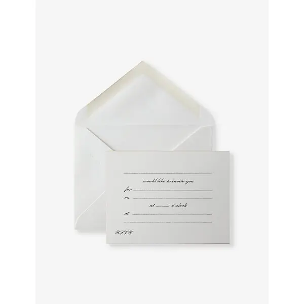 Smythson Would Like To Invite You Invitation Cards Pack Of 20