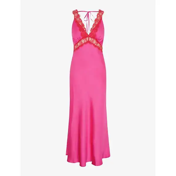 aurelia lace maxi dress Aurelia Navy Maxi Dress
