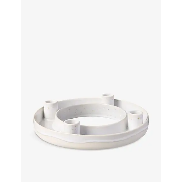 VILLEROY & BOCH Winter Glow Porcelain Advent Wreath 26cm