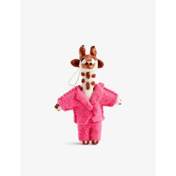 SELFRIDGES EDIT Gregory Giraffe Wool Christmas Decoration