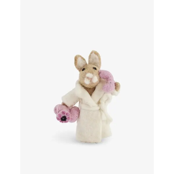SELFRIDGES EDIT What's The Goss Bunny Wool Christmas Decoration