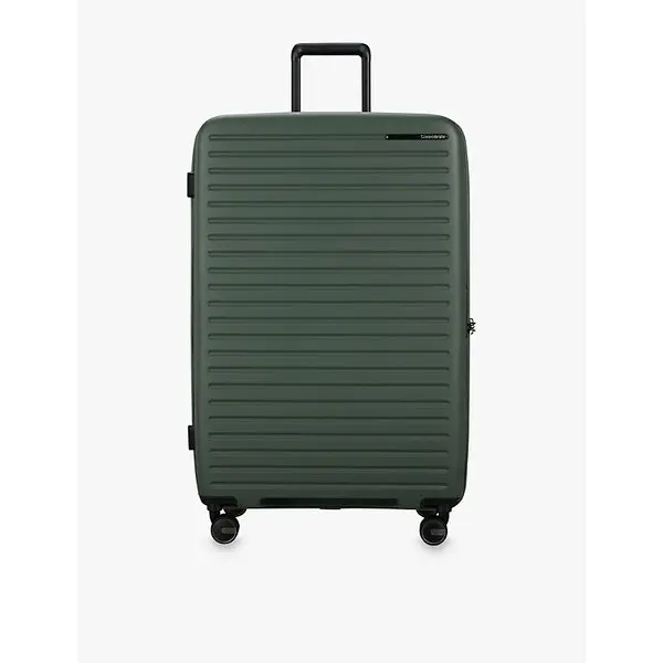 SAMSONITE Spinner Expandable Four-wheel Hardshell Checked Suitcase 81cm - Sage