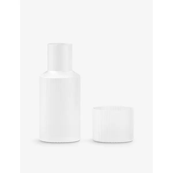 FERM LIVING Ripple Geometric-contour Small Glass Carafe Set