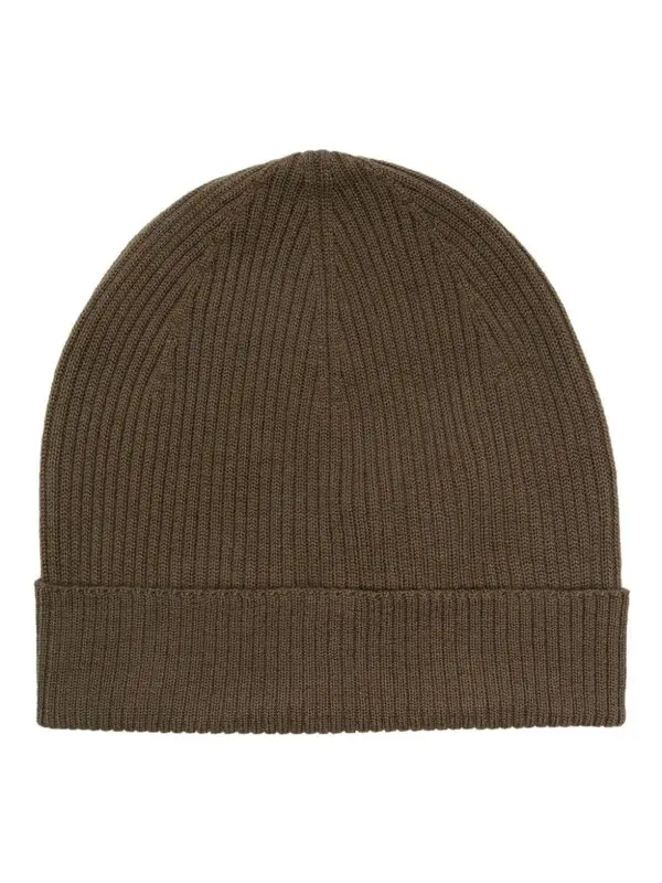 Rick Owens Ribbed Beanie - Green