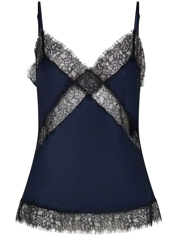 NICHOLAS Lou Lace-trimmed Top