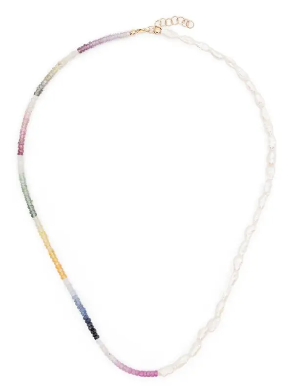 ROXANNE FIRST 9kt Yellow Sapphire And Pearl Necklace - Gold