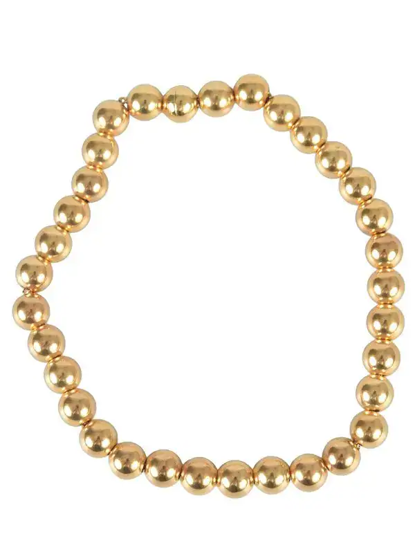 Jil Sander Bijoux Necklace Golden Editorialist