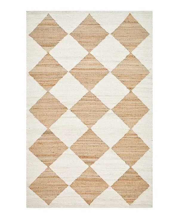 LIVABLISS Antho Vvat-2300 Area Rug, 6' X 9 - Brown/cream