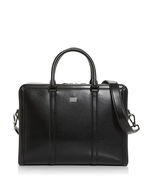 Dolce & Gabbana Leather Briefcase - Black