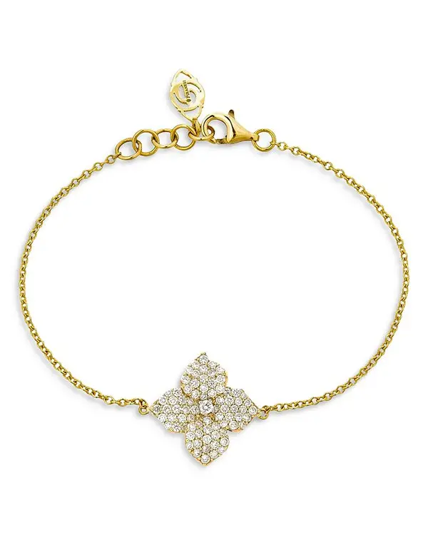 Piranesi 18k Yellow Fiore Diamond Bracelet