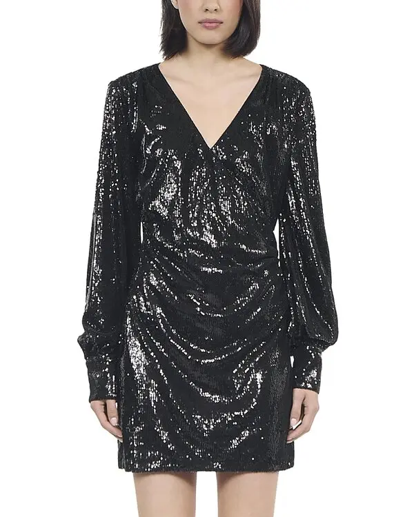 kooples sequin dress The Kooples ROBE - Cocktail dress / Party dress - black