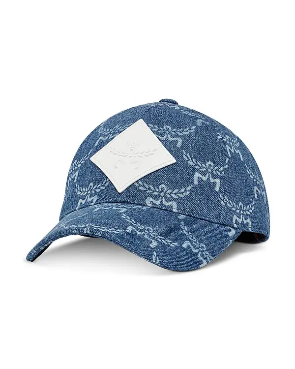 Mcm Lauretos Denim Cap - Indigo