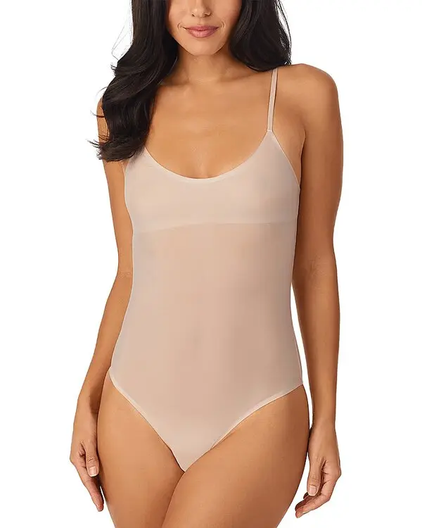 ON GOSSAMER Heavenly Stretch Bodysuit - Champagne