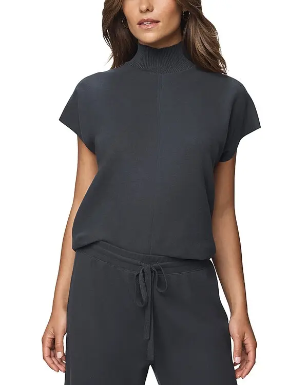 Splendid Winslow Mock Neck Sweater - Lead
