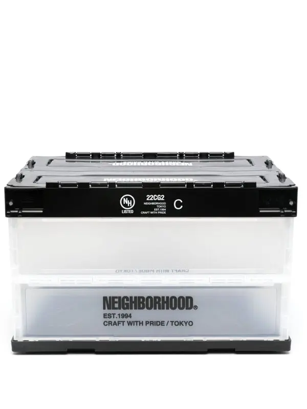 Neighborhood Folding Container Storage Box - Black