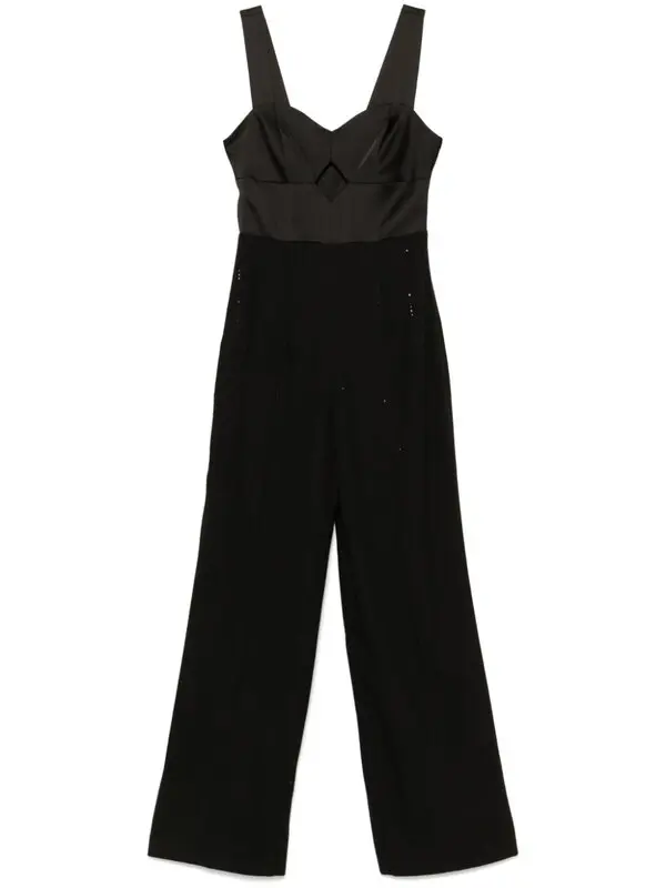 TWINSET Sequin-pinstripe Jumpsuit
