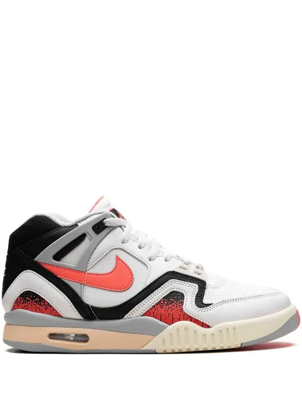 Nike Air Tech Challenge Ii Hot Lava Sneakers - White