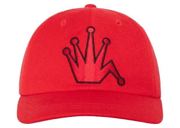 StÜssy Low Profile Bent Crown Snapback - Red