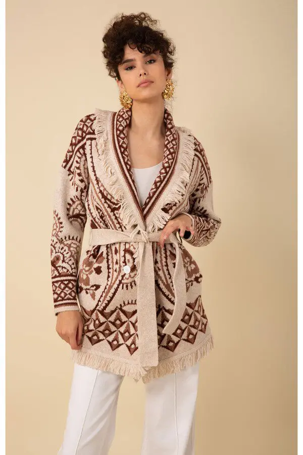 Hale Bob Alessandra Wool-blend Sweater - Neutral