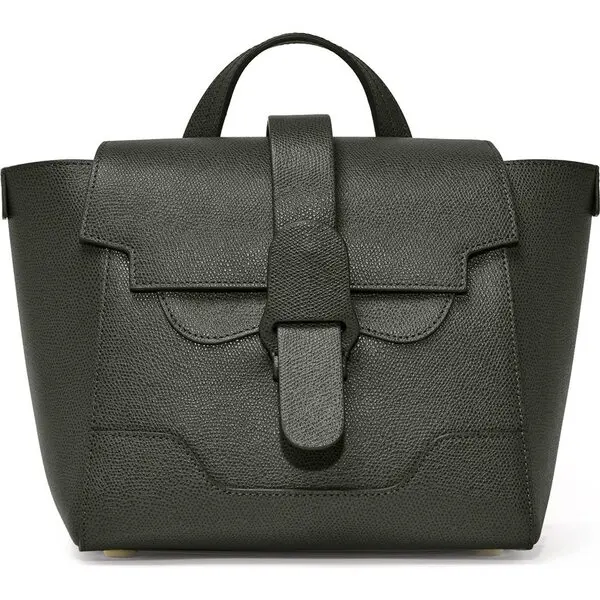 Senreve Mini Maestra Pebbled Leather 4-way Convertible Handbag - Forest
