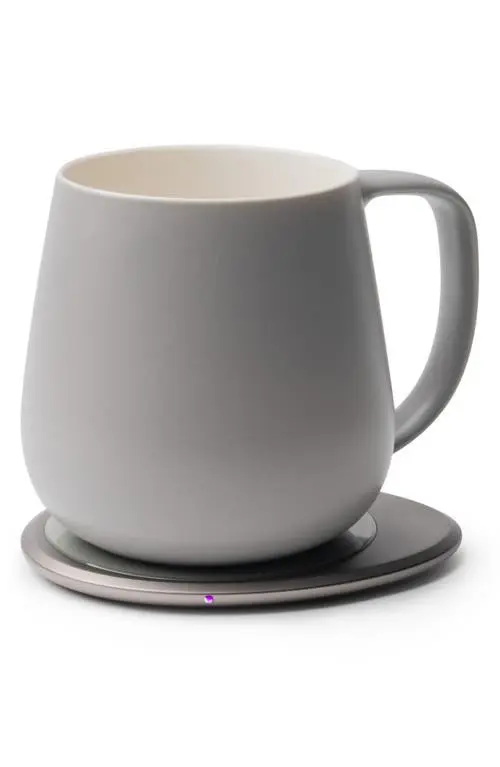 OHOM Ui+ Mug & Warmer Set - Soft Gray