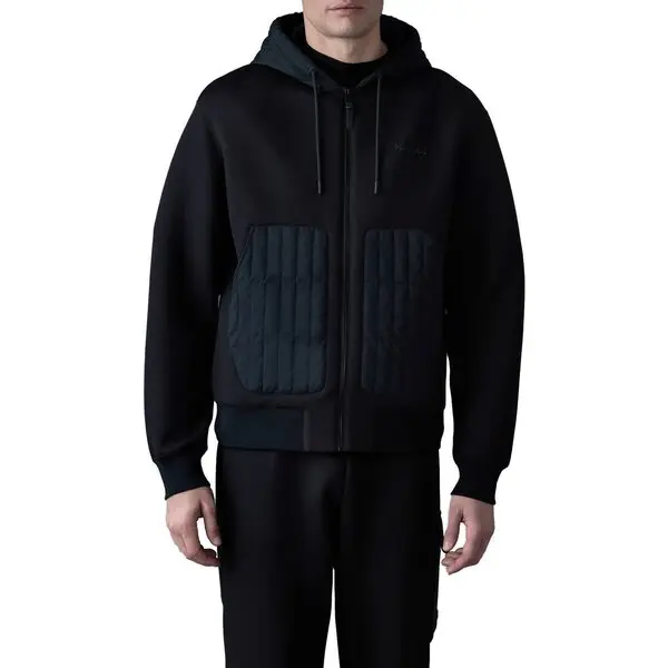 Mackage Cruz Quilted Down Panel Hooded Jacket