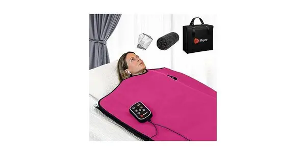 LIFEPRO Far Infrared Sauna Blanket Portable Infrared Sauna For Home Relaxation Sauna Blanket - Purple