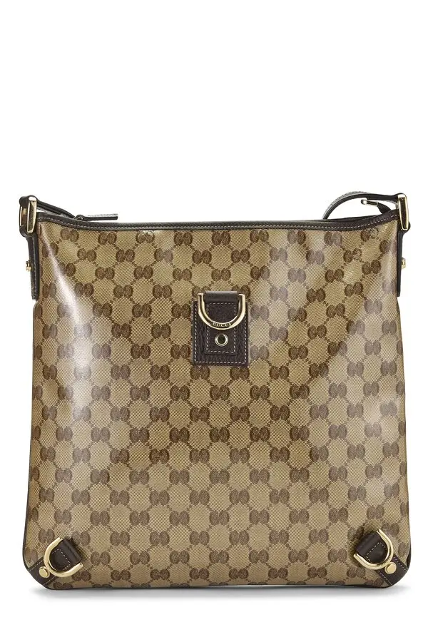 Gucci D-ring Abbey Messenger Bag - Beige