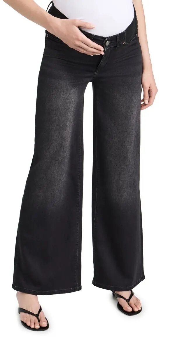 DL1961 Hepburn Wide Leg Maternity Jeans