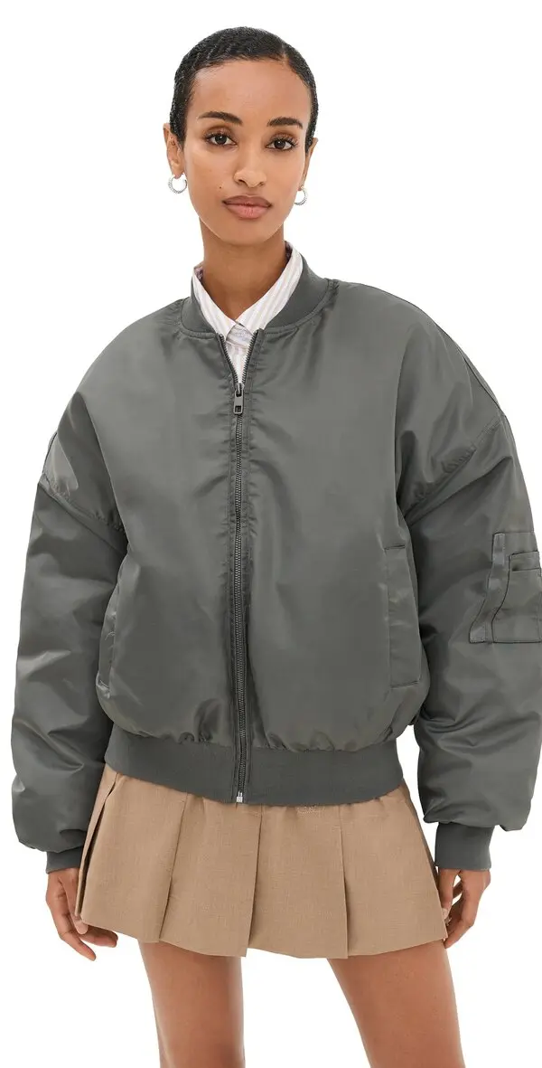 Lioness Essential Bomber Jacket - Moss