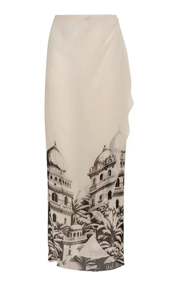 ANDRES OTALORA Haveli Printed Maxi Skirt
