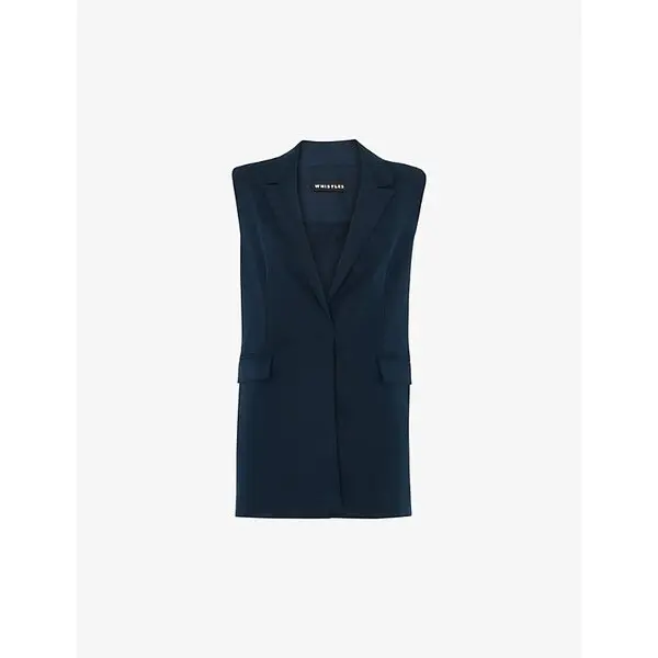 Whistles Joss Regular-fit Sleeveless Blazer