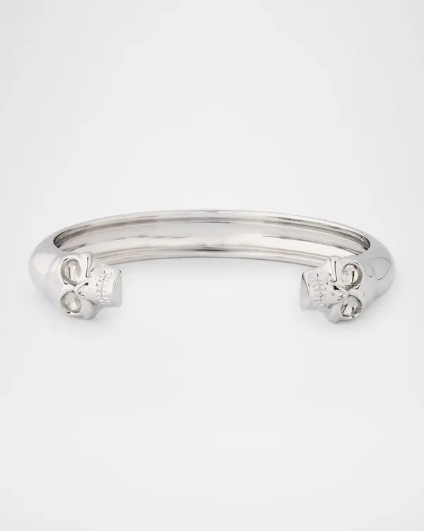 Alexander McQueen Twin Skull Bracelet - Palladio