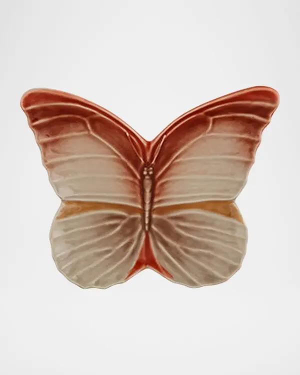 BORDALLO PINHEIRO Cloudy Butterflies Dessert Plate Claudia Schiffer - Multi