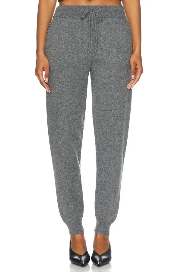 Loulou De Saison Hespero Cashmere Jogger - Slate Grey