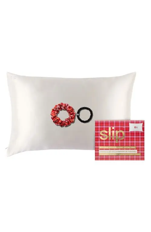 Slip Pure Silk Queen Pillowcase & Scrunchie Set
