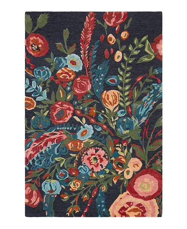 SURYA Shindig 495736 Area Rug, 2' X 3 - Red/black