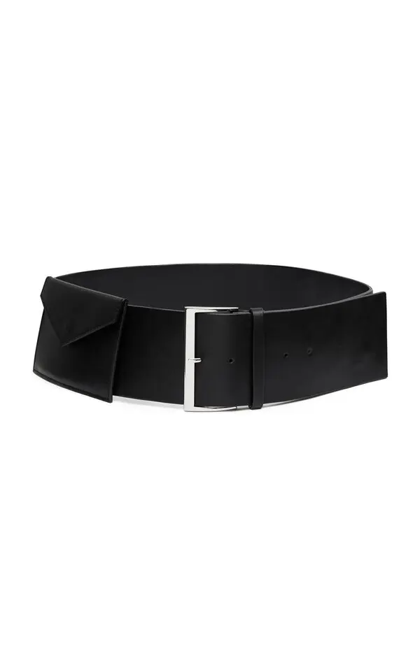 ST. AGNI Wide Leather Utility Belt