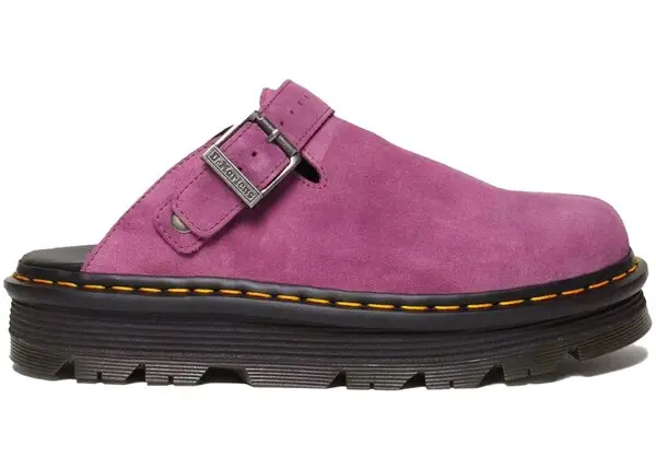 Dr. Martens Zebzag Slingback Platform Mule - Muted Purple