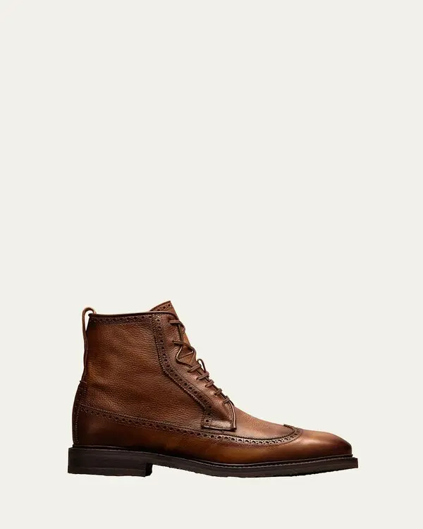 ALLEN EDMONDS RESERVE Marshall Grained Leather Hiking Boots