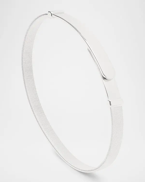 Marco Bicego 18k Rose Gold Coil Bangle - White Gold